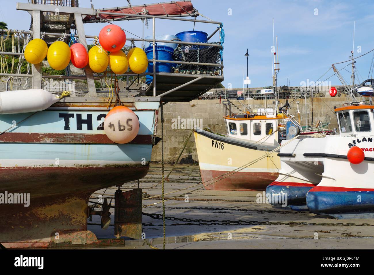 Fishing Boats at Newquay Harbour, Cornwall Stock Photo - Alamy Fishing Boats at Newquay Harbour, Cornwall Stock Photo - Alamy