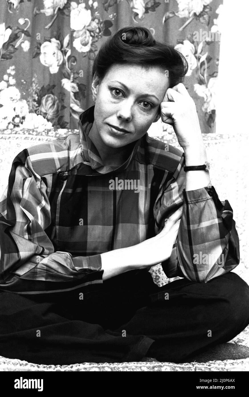 Actress Jenny Agutter during an interview about her forthcoming ...