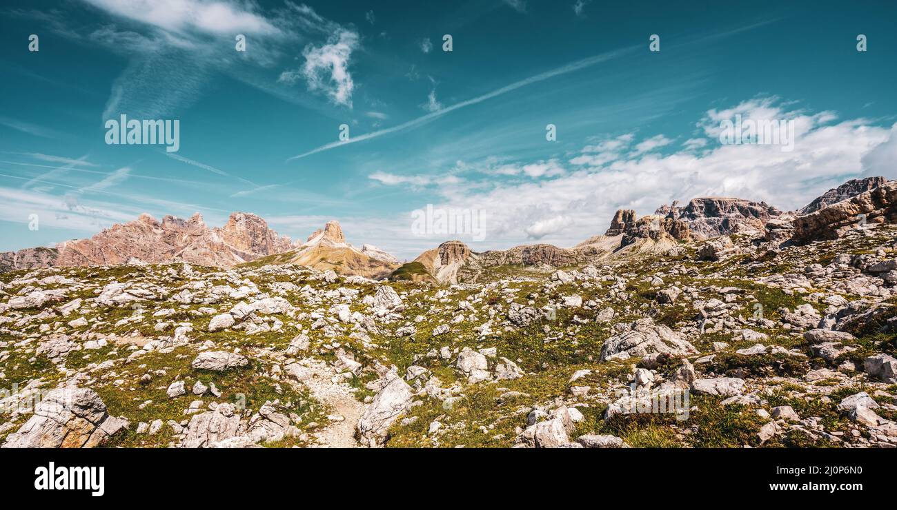 Italy dolomites aerial view hi-res stock photography and images - Alamy