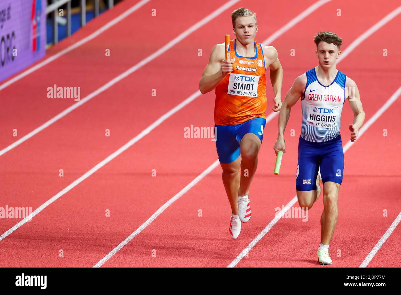 BELGRADE, SERBIA - MARCH 20: Nick Smidt of the Netherlands competing in ...