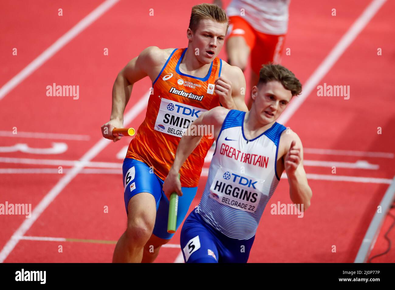 BELGRADE, SERBIA - MARCH 20: Nick Smidt of the Netherlands competing in ...