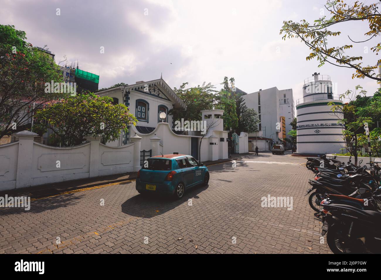 White Gates and Building of the Old Friday Mosque or the Malé Hukuru ...