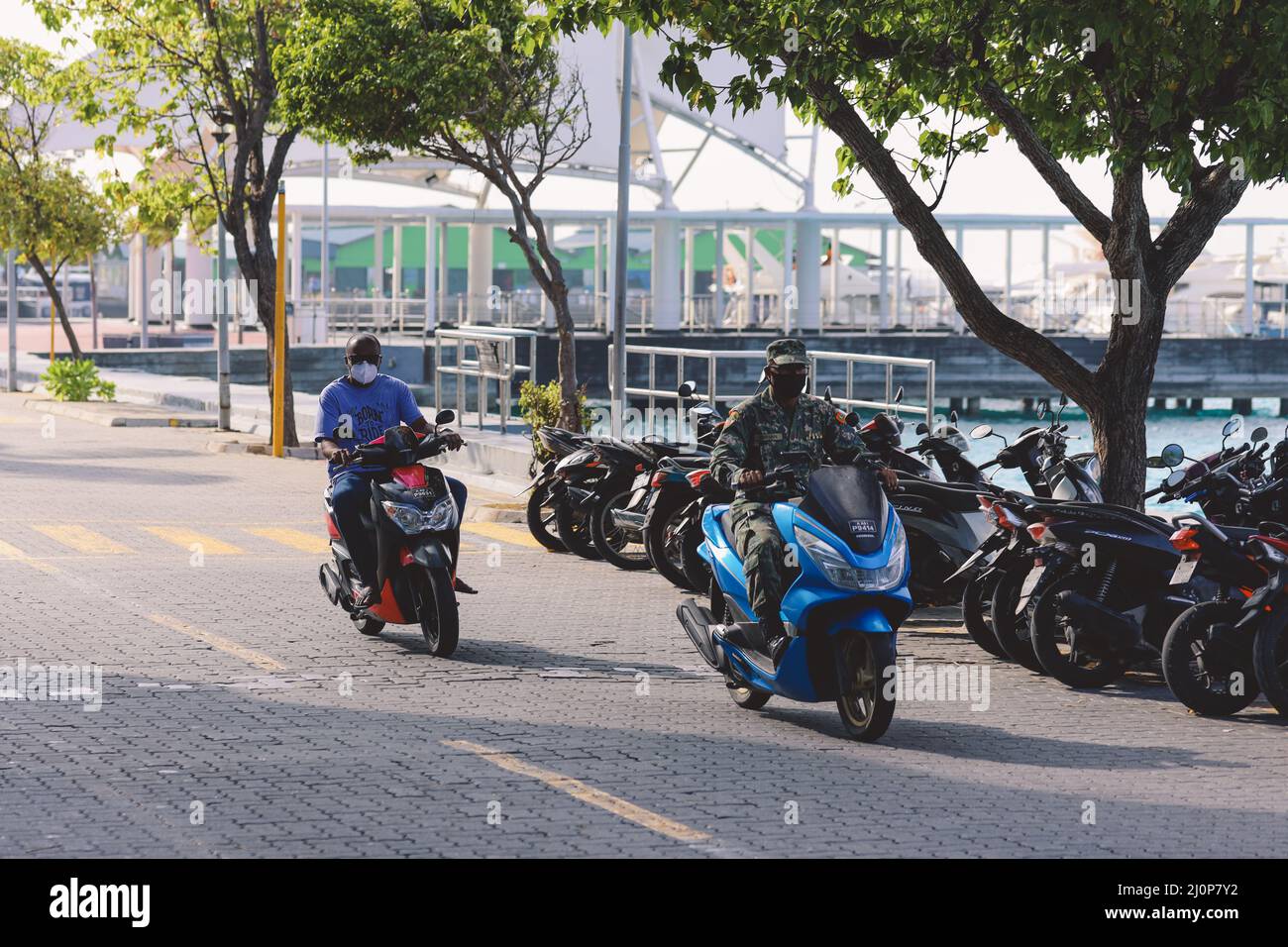 Maldives male island capital city hi-res stock photography and images ...