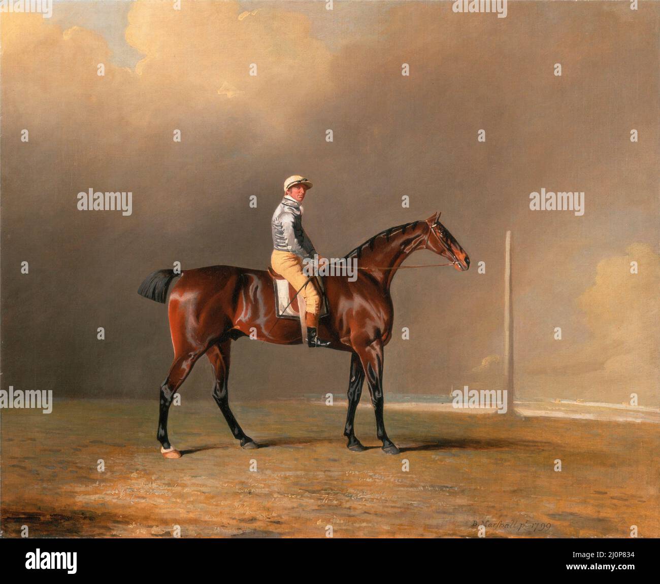 Diamond, with Dennis Fitzpatrick Up. Benjamin Marshall. 1799 Stock ...