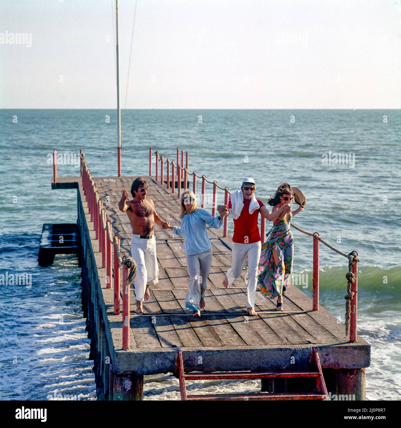 1970s beach hi-res stock photography and images - Alamy