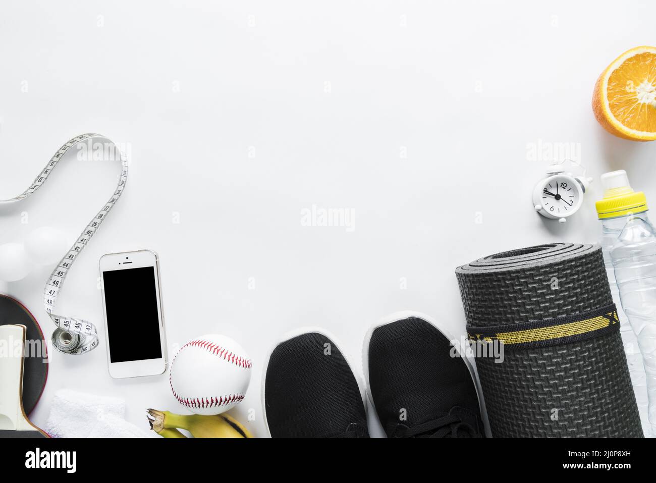 Set healthy lifestyle objects. High quality and resolution beautiful ...