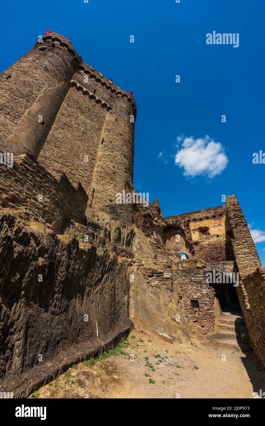 A medieval castle in Eifel Stock Photo - Alamy
