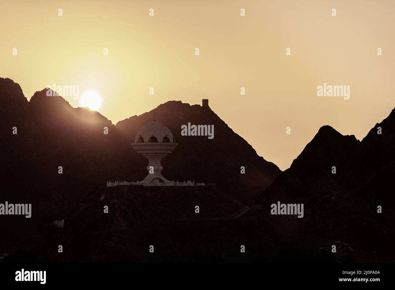 An incense burner, landmark of Muscat in Oman Stock Photo - Alamy