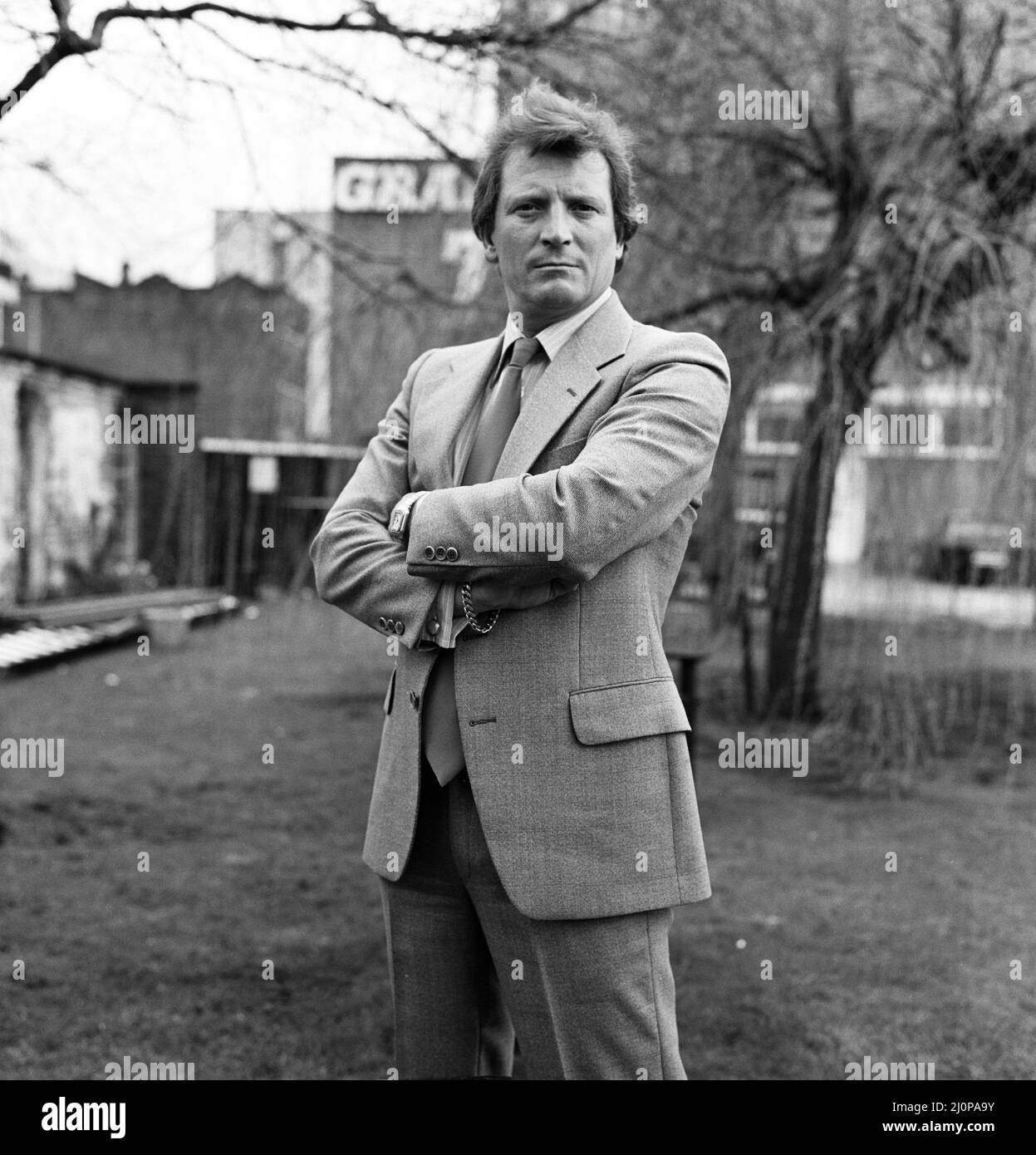 'Coronation Street' actor Johnny Briggs. 7th December 1983 Stock Photo ...