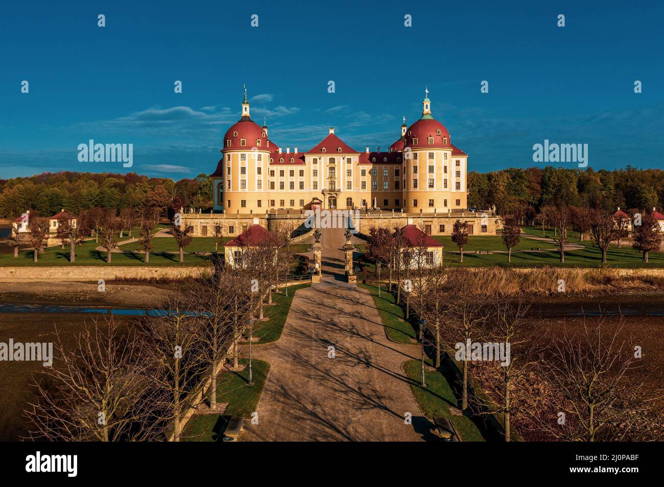 Moritzburg castle aerial hi-res stock photography and images - Alamy