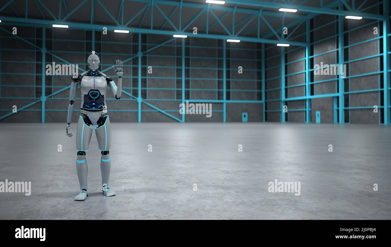 Humanoid Robot Hanger Stock Photo - Alamy