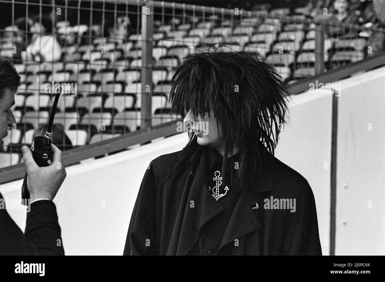 Boy George at Chelsea FC's ground to film a video for Culture Club's ...