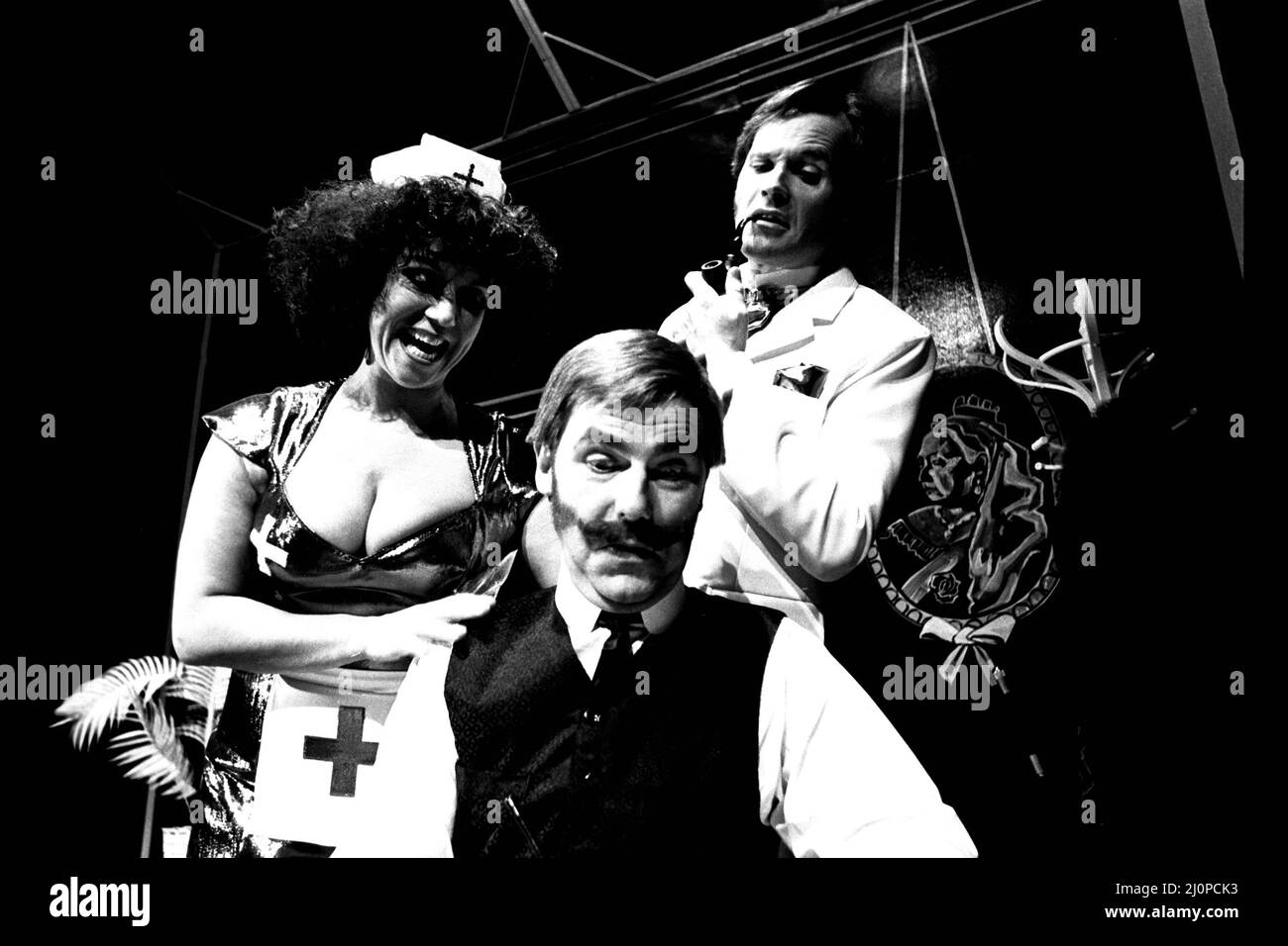 The cast of the play Nightmare Rock at Newcastle Playhouse 1 February ...