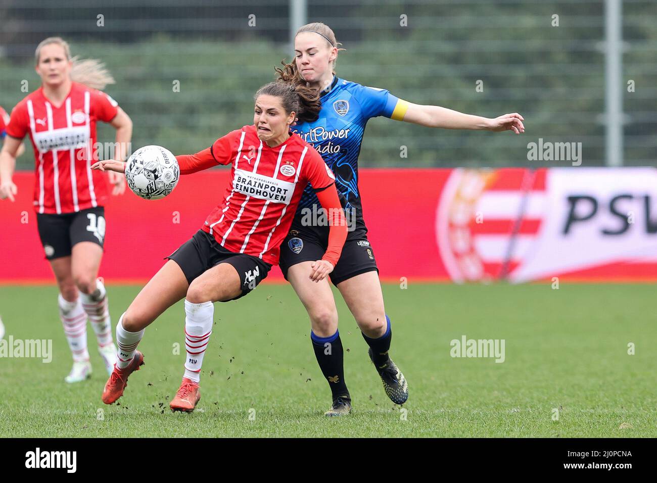 EINDHOVEN, THE NETHERLANDS - MARCH 20: Melanie Bross of PSV, Gwyneth ...