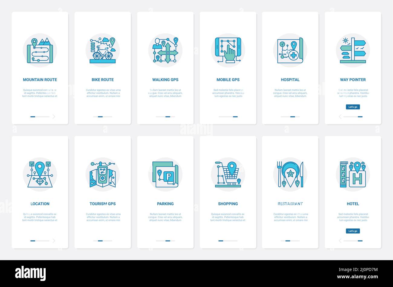 Gps location of destination points, tourism service vector illustration ...