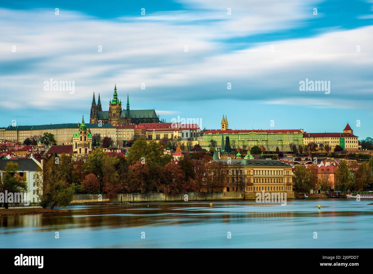 Prague vibrant scene castle hi-res stock photography and images - Alamy