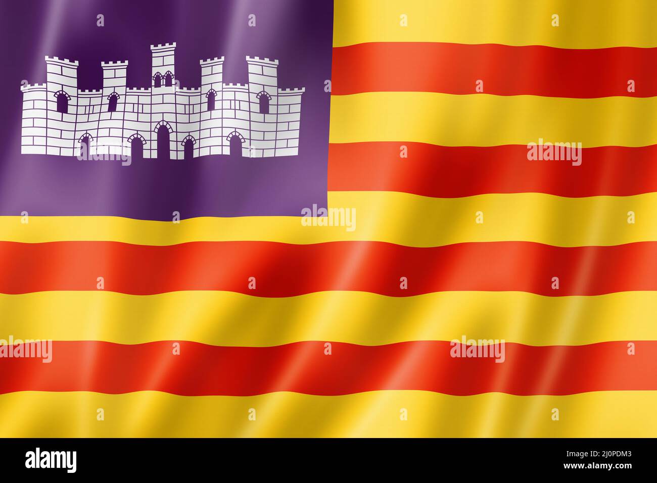 Flag of balearic islands hi-res stock photography and images - Alamy