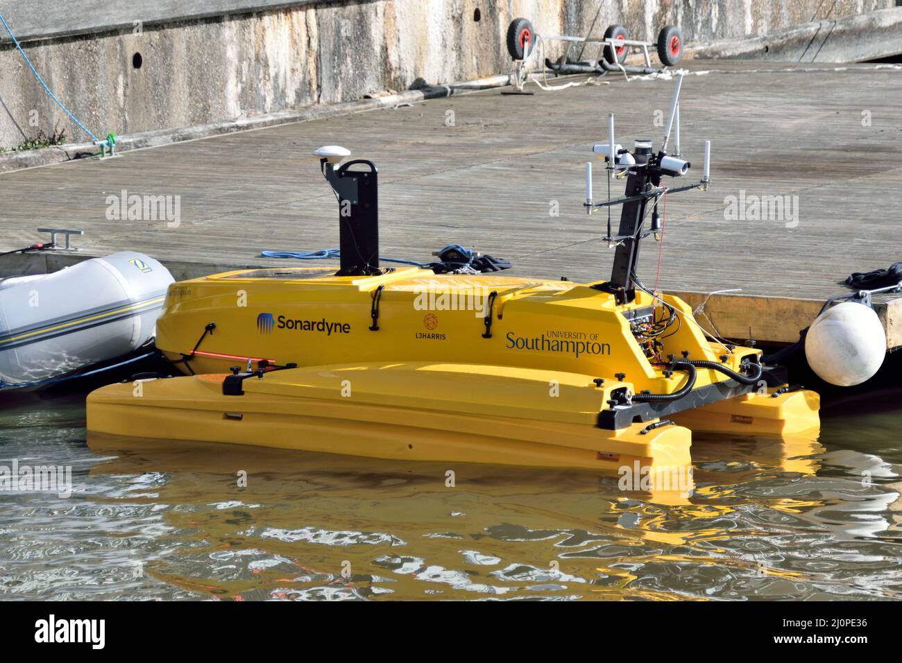 L3harris's C-CAT 3 Uncrewed Surface Vessel (USV) operating in the Royal ...