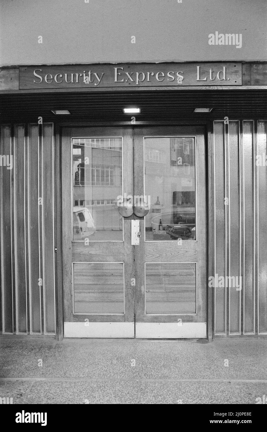 Security express building Black and White Stock Photos & Images - Alamy