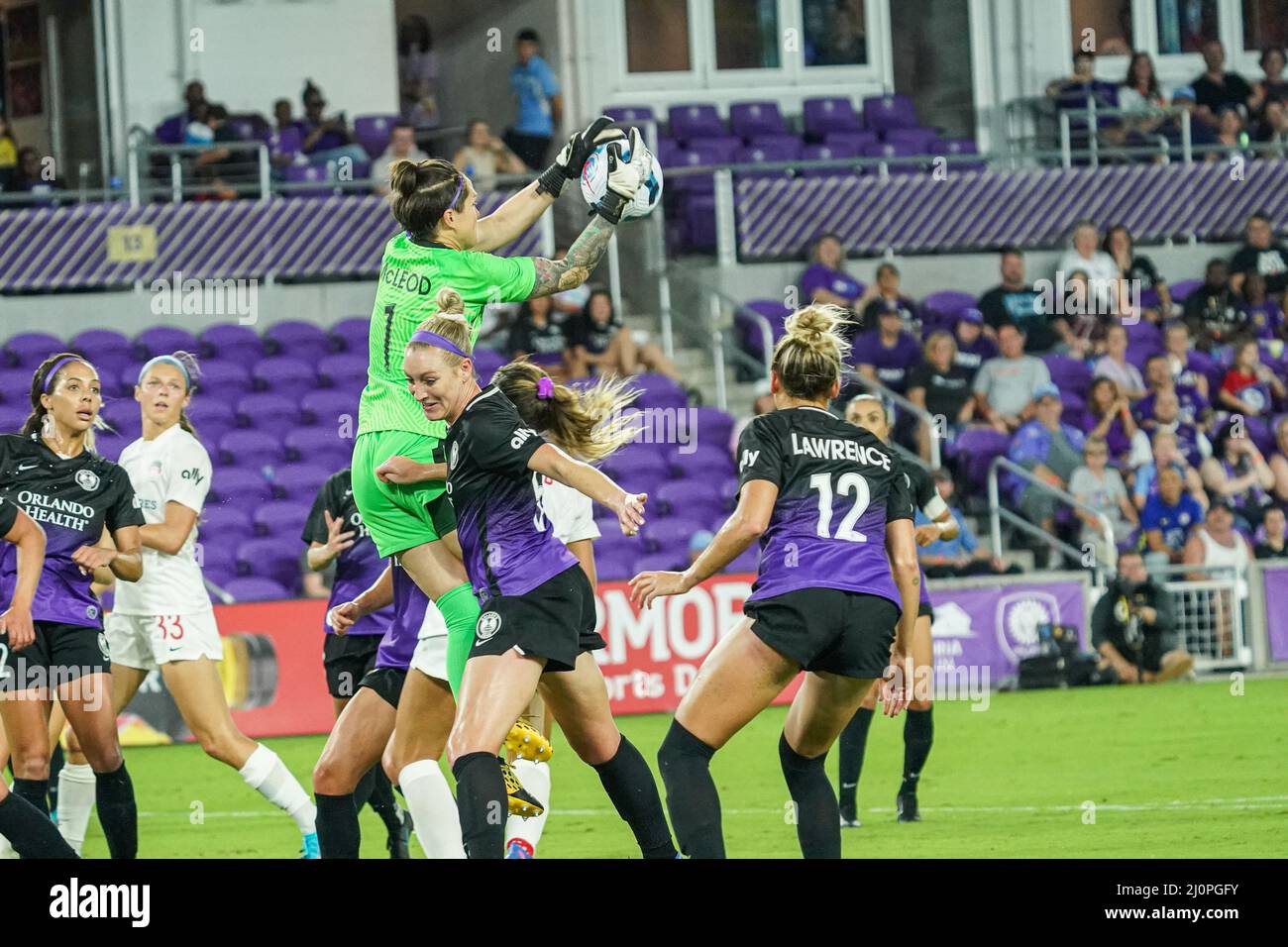 Orlando, Florida, USA, March 19, 2022, Orlando Pride Goalkeeper Erin ...