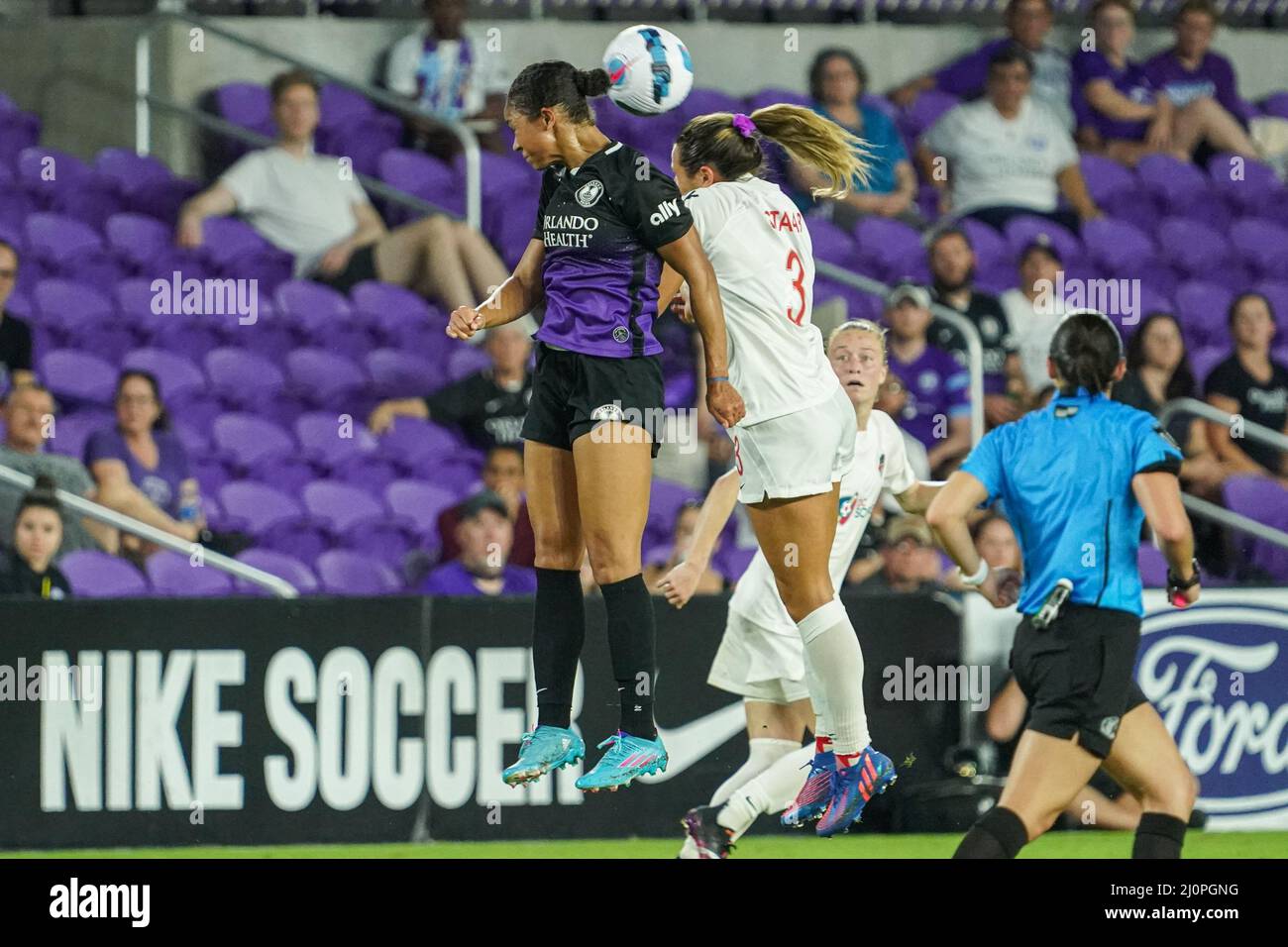Orlando, Florida, USA, March 19, 2022, Washington Spirit Defender Sam ...