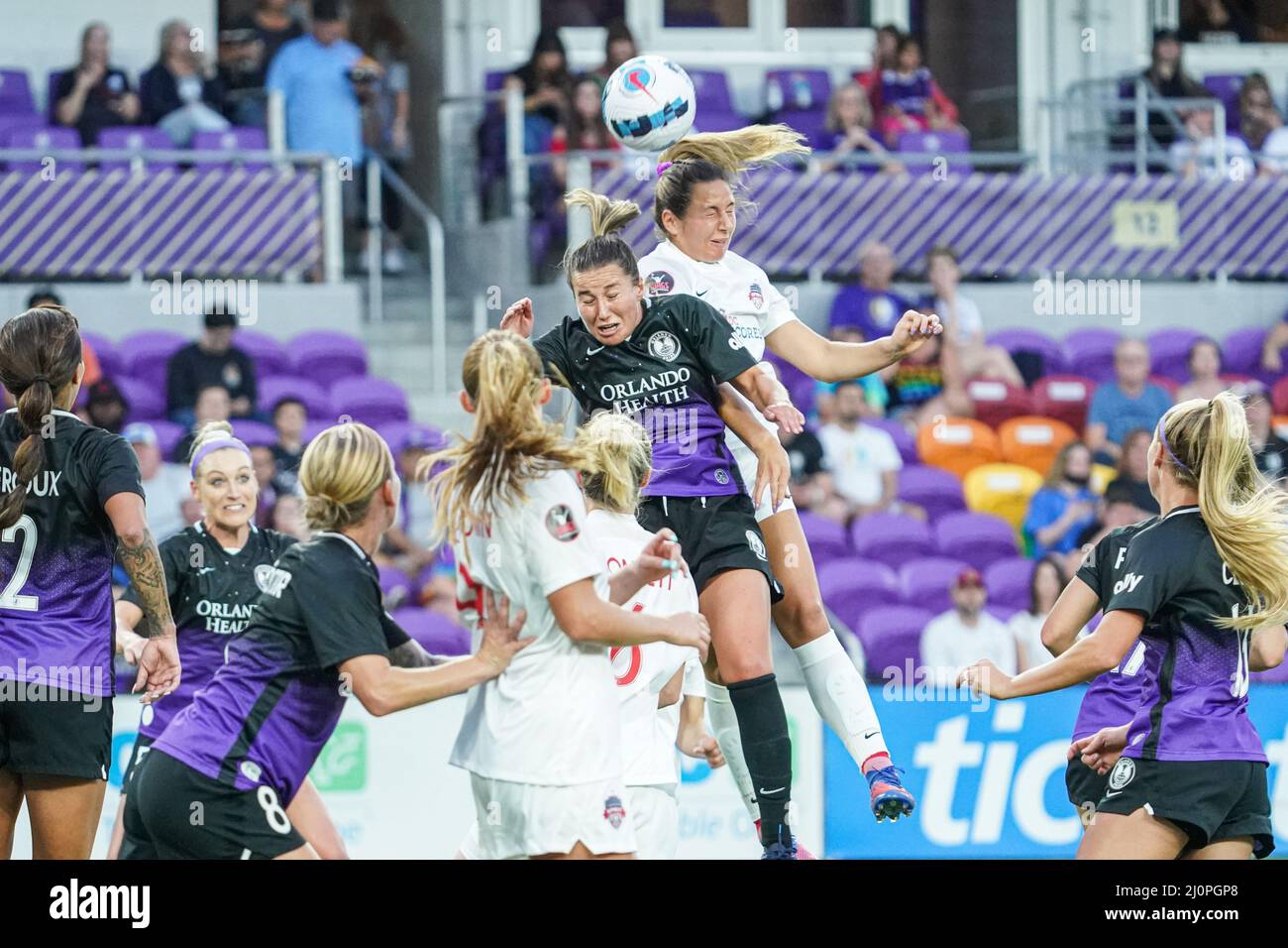 Orlando, Florida, USA, March 19, 2022, Washington Spirit defender Sam ...