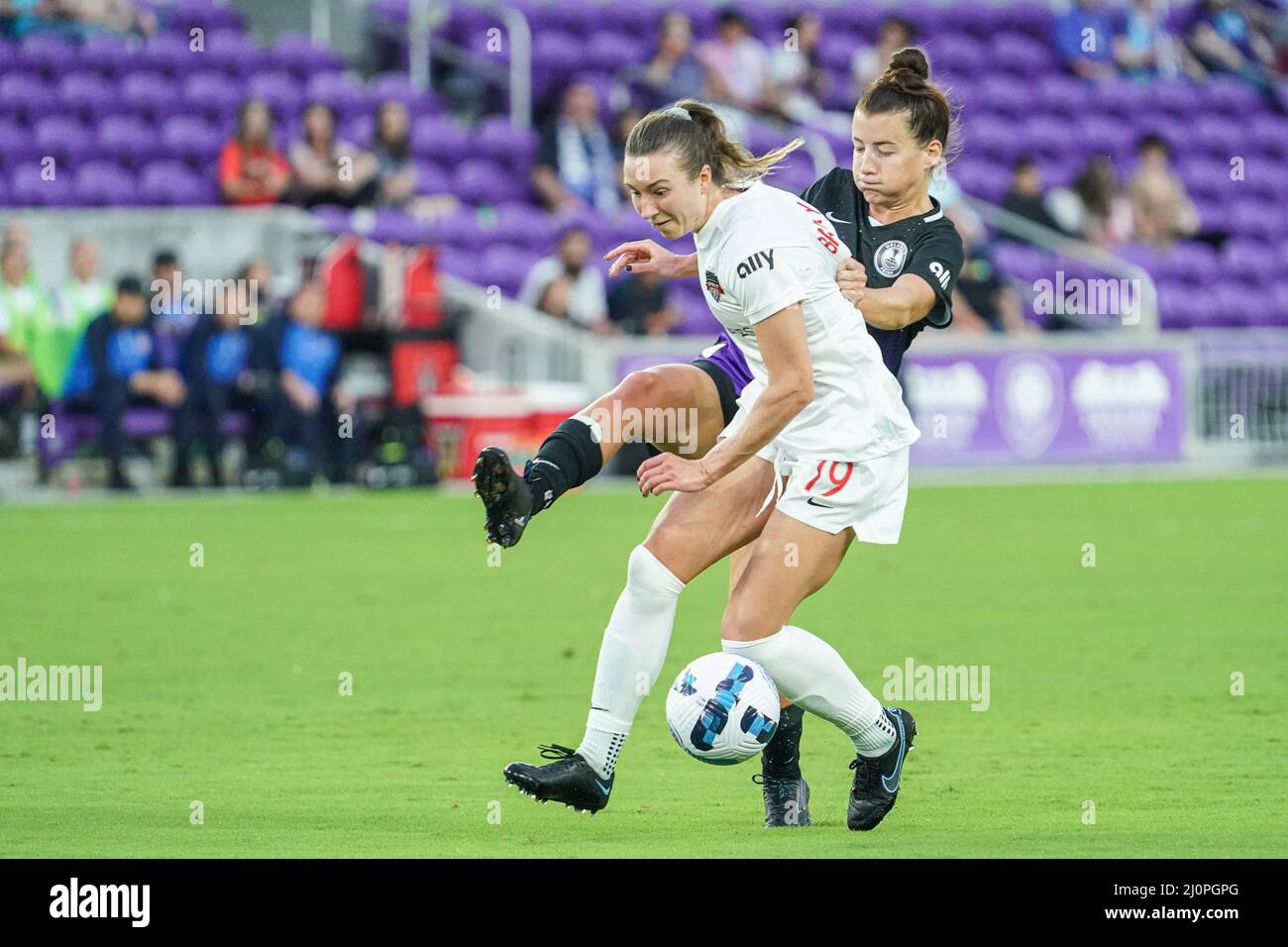 Orlando, Florida, USA, March 19, 2022, Washington Spirit Midfielder ...