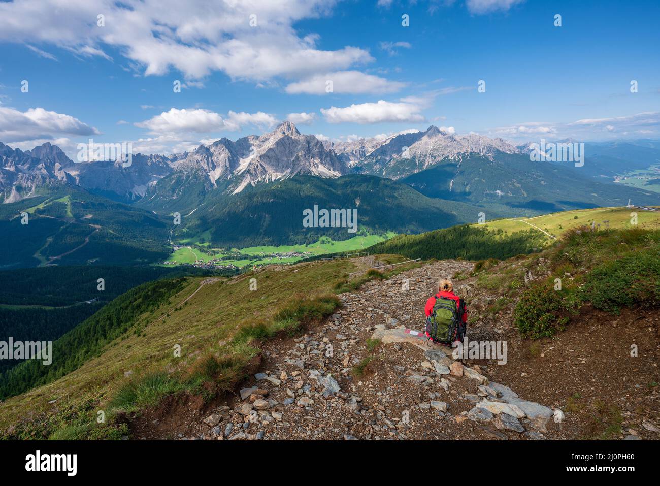 Adventure travel panoramic person hi-res stock photography and images ...