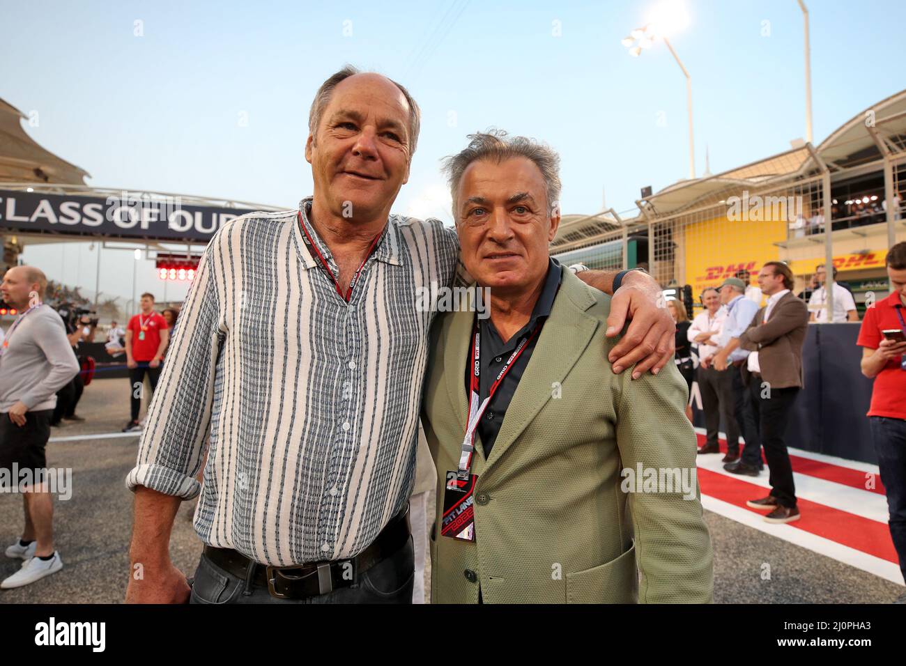 Gerhard berger and jean alesi hi-res stock photography and images - Alamy