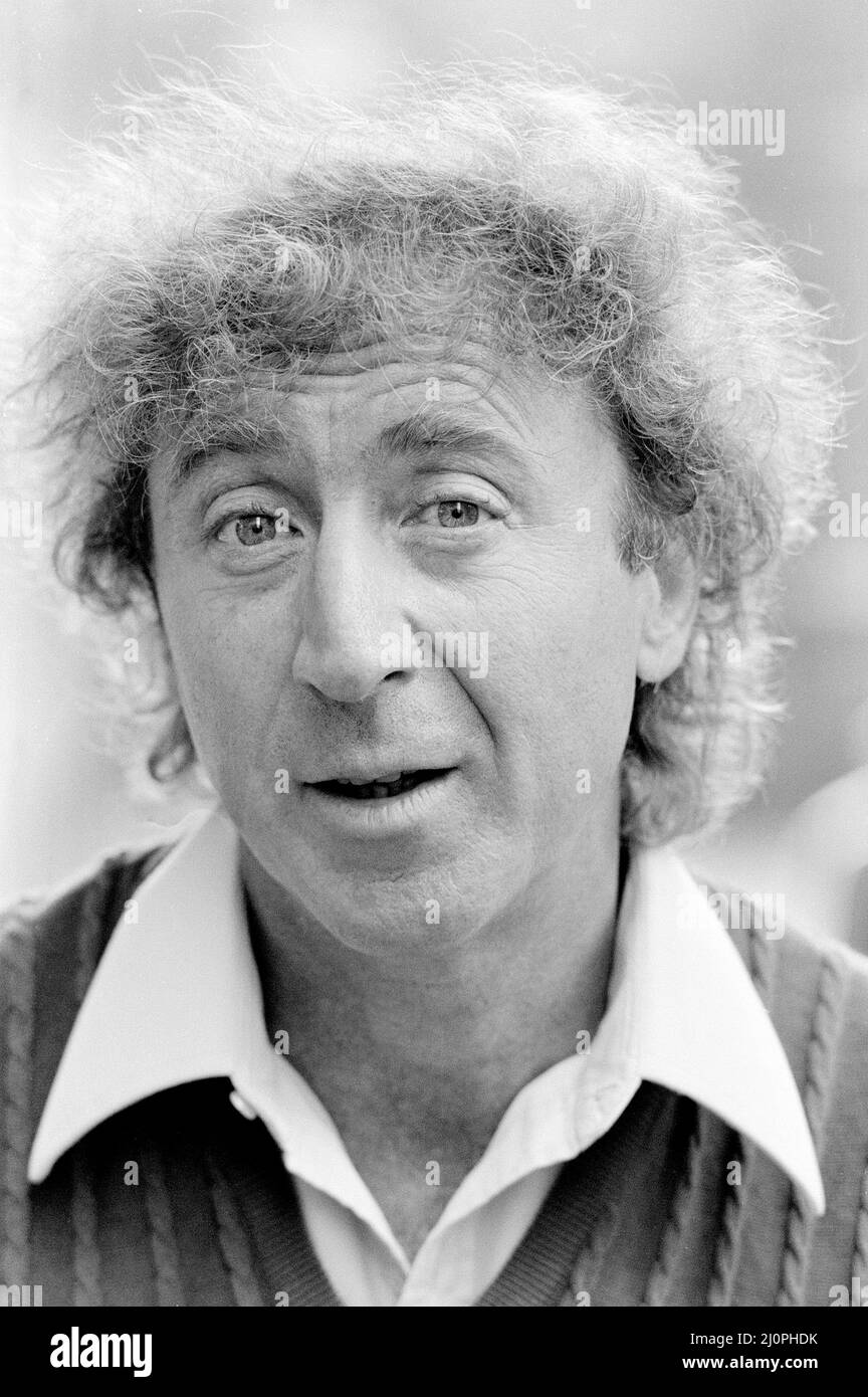 Gene wilder 1984 Black and White Stock Photos & Images - Alamy
