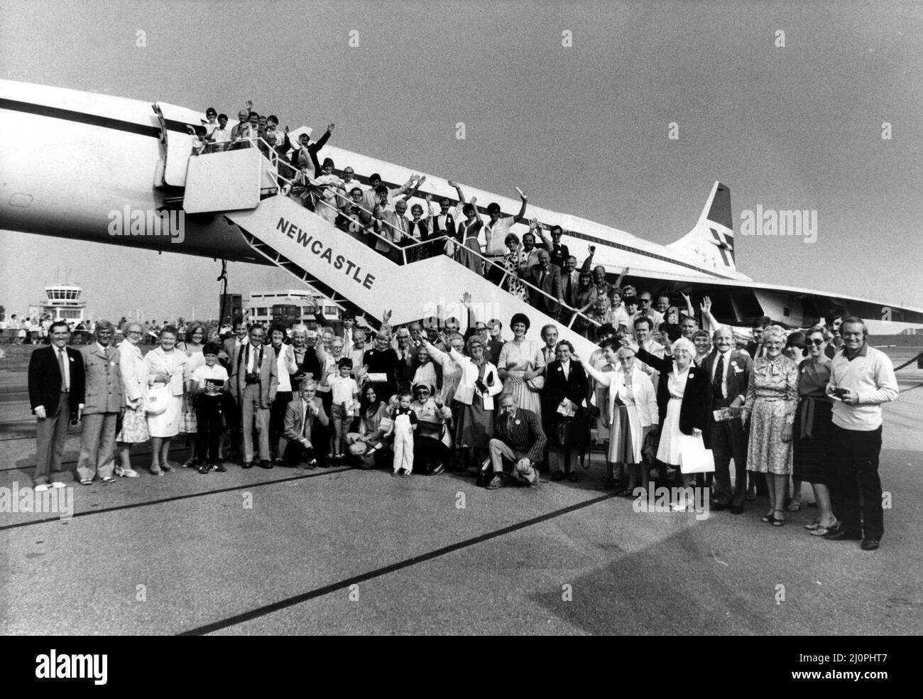 Winners of the Evening Chronicle competition to win a flight on ...