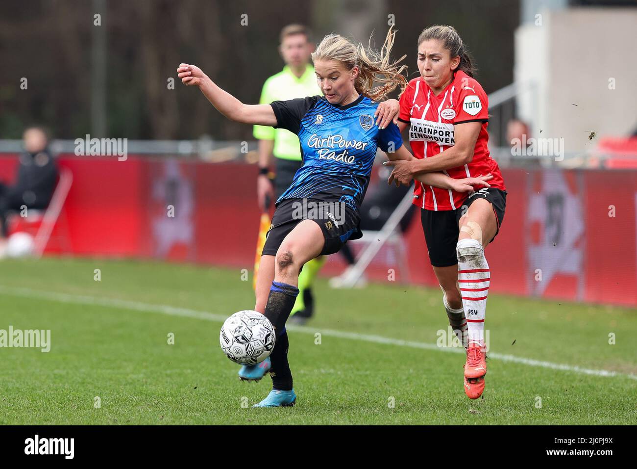 EINDHOVEN, THE NETHERLANDS - MARCH 20: Kirsten van de Westeringh of ADO ...