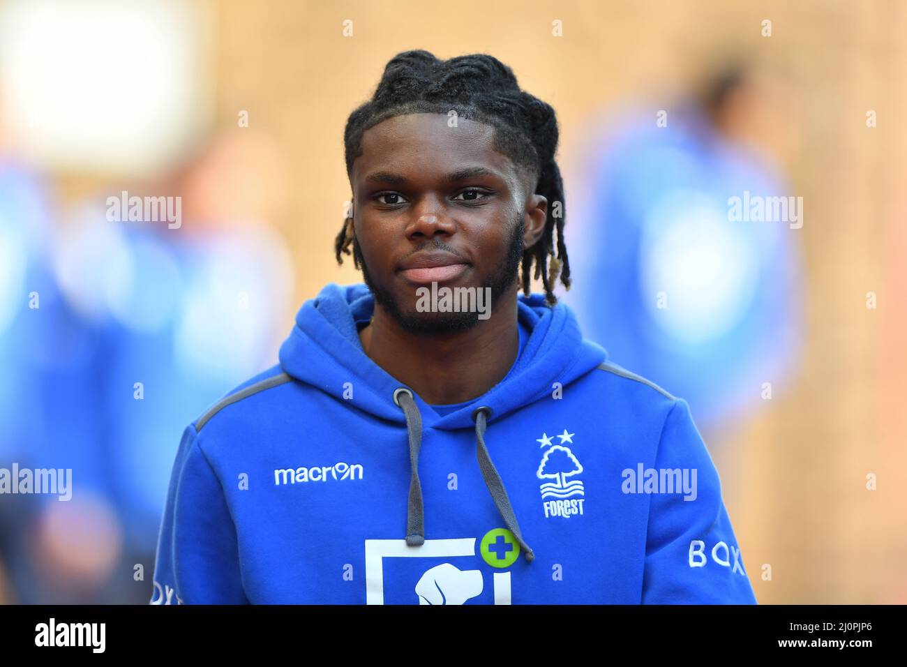 NOTTINGHAM, UK Alex Mighten of Nottingham Forest during the FA Cup ...