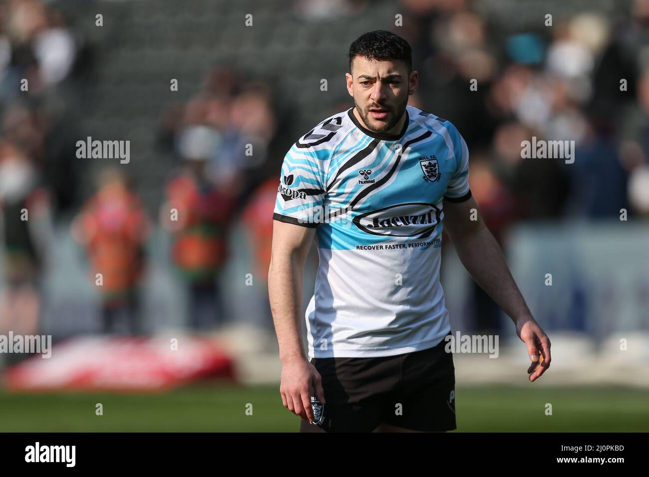 Jake Connor (1) of Hull FC during pre-game warm up Stock Photo - Alamy