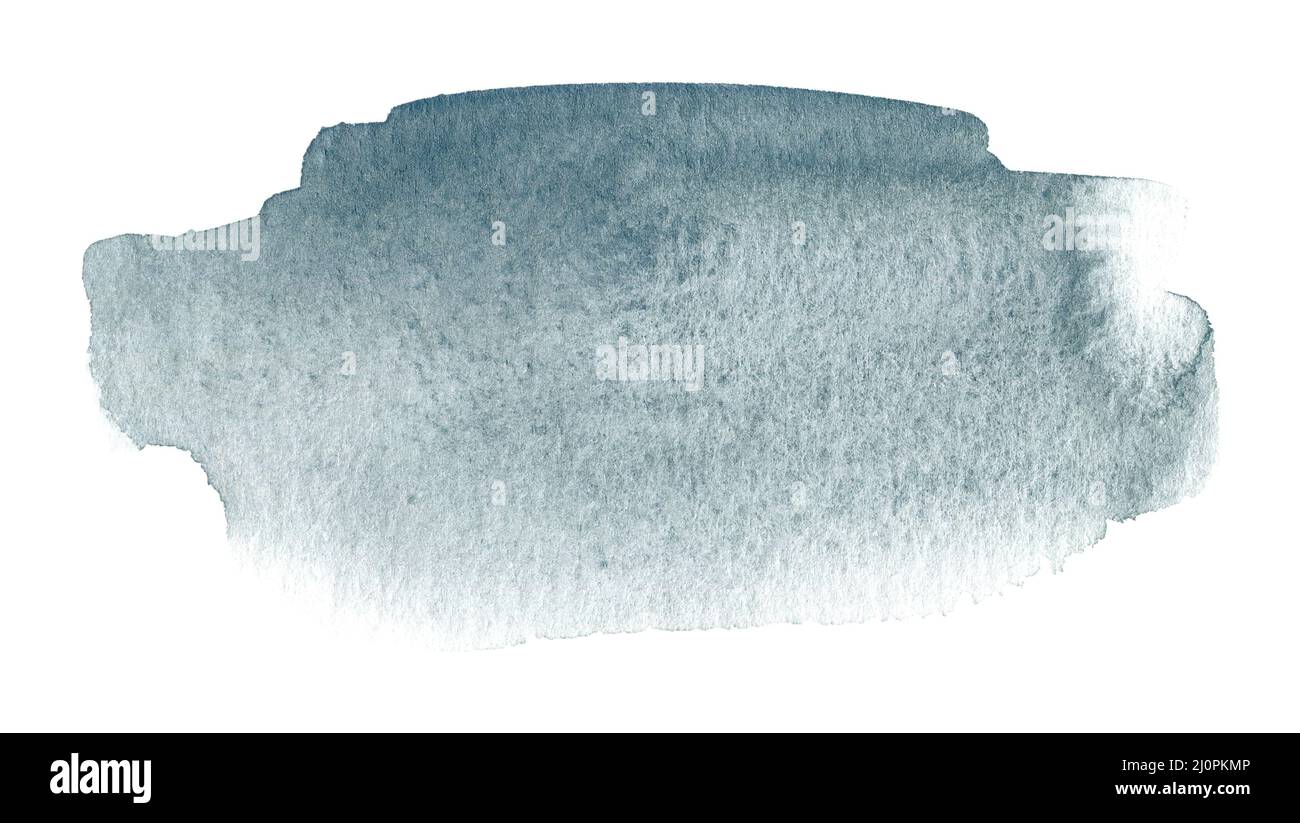 Abstract gray watercolor shape isolated on white background Stock Photo ...