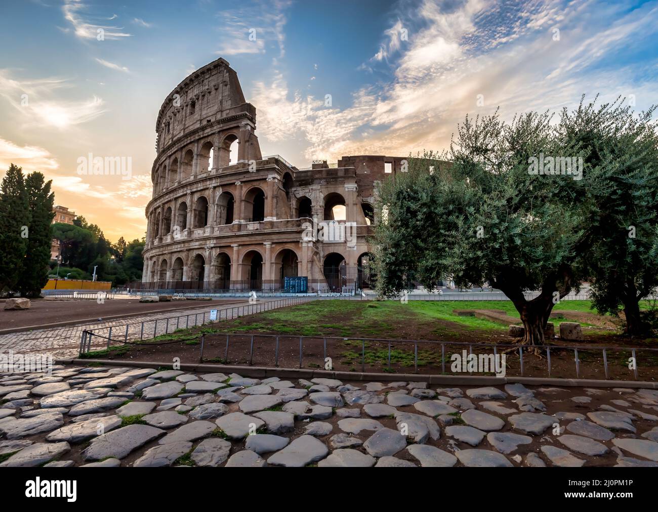 Colosseum in Rome (Roma), Italy. The most famous Italian sightseeing on ...