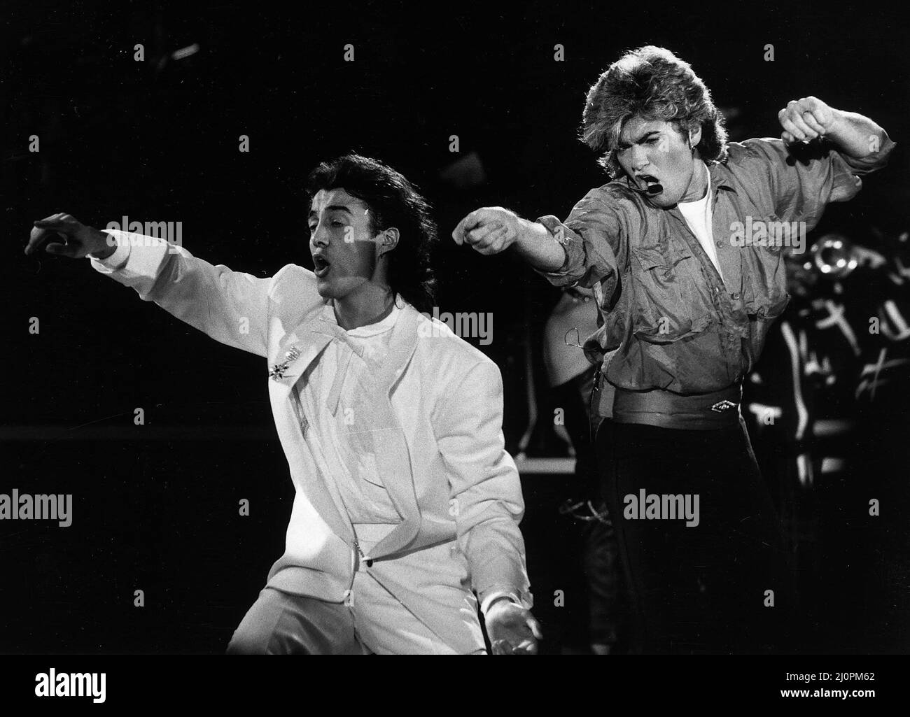 Wham in Concert, Ice Rink, Witley Bay, England, Tuesday 4th December ...