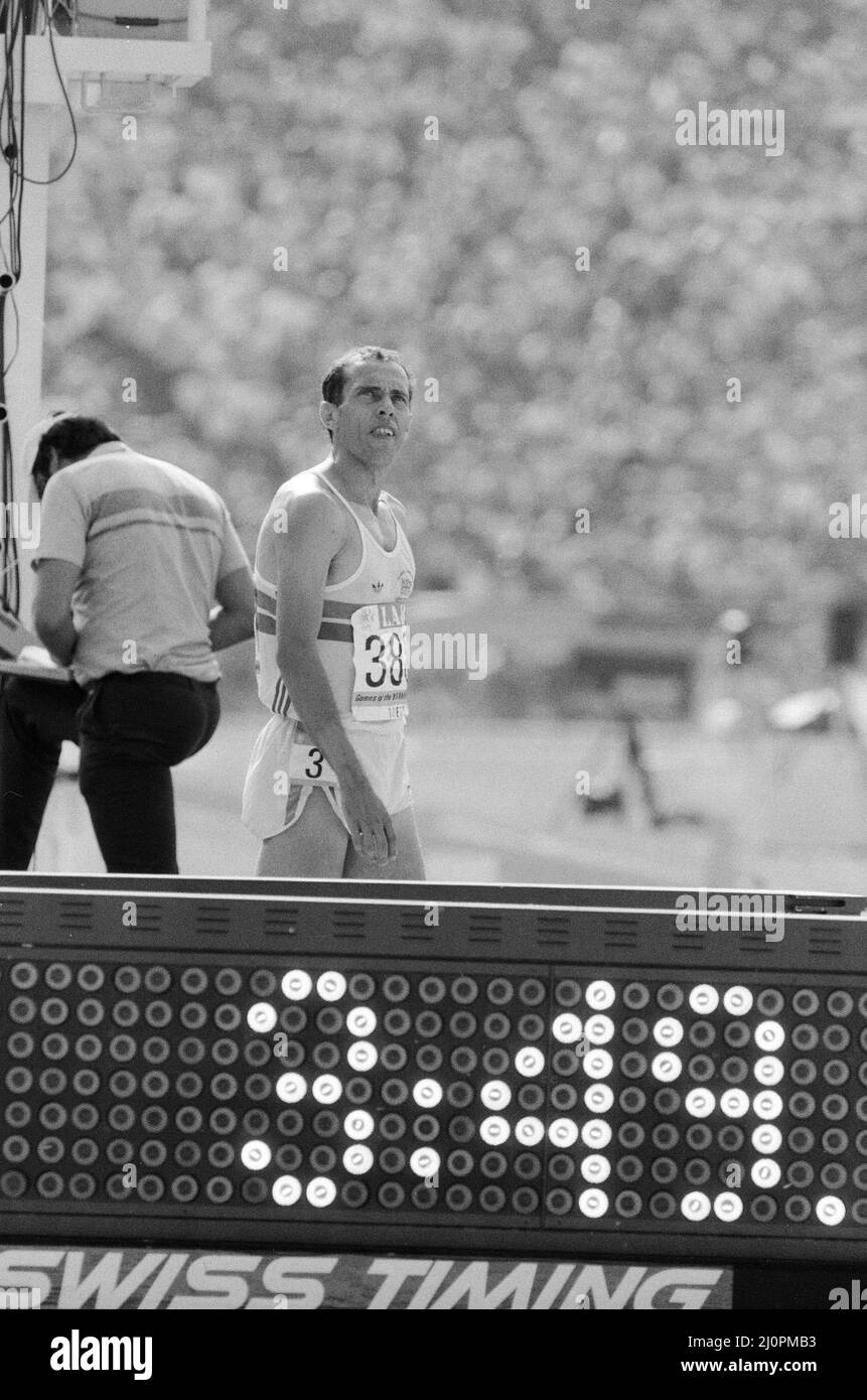 1984 Olympic Games in Los Angeles, USA. Mens 1500 Metres Heat. Great ...