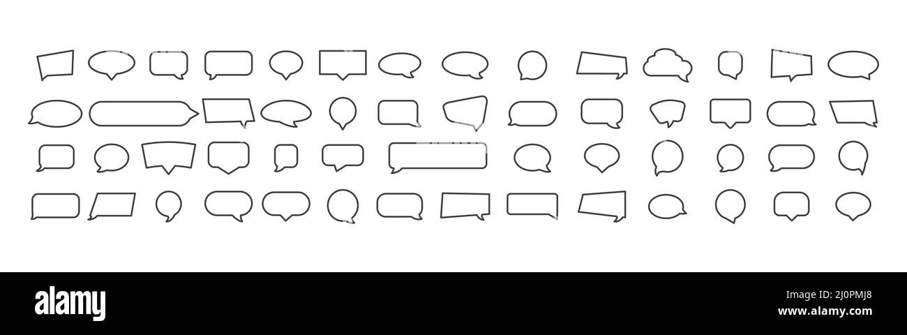 Vector set various label Black and White Stock Photos & Images - Alamy