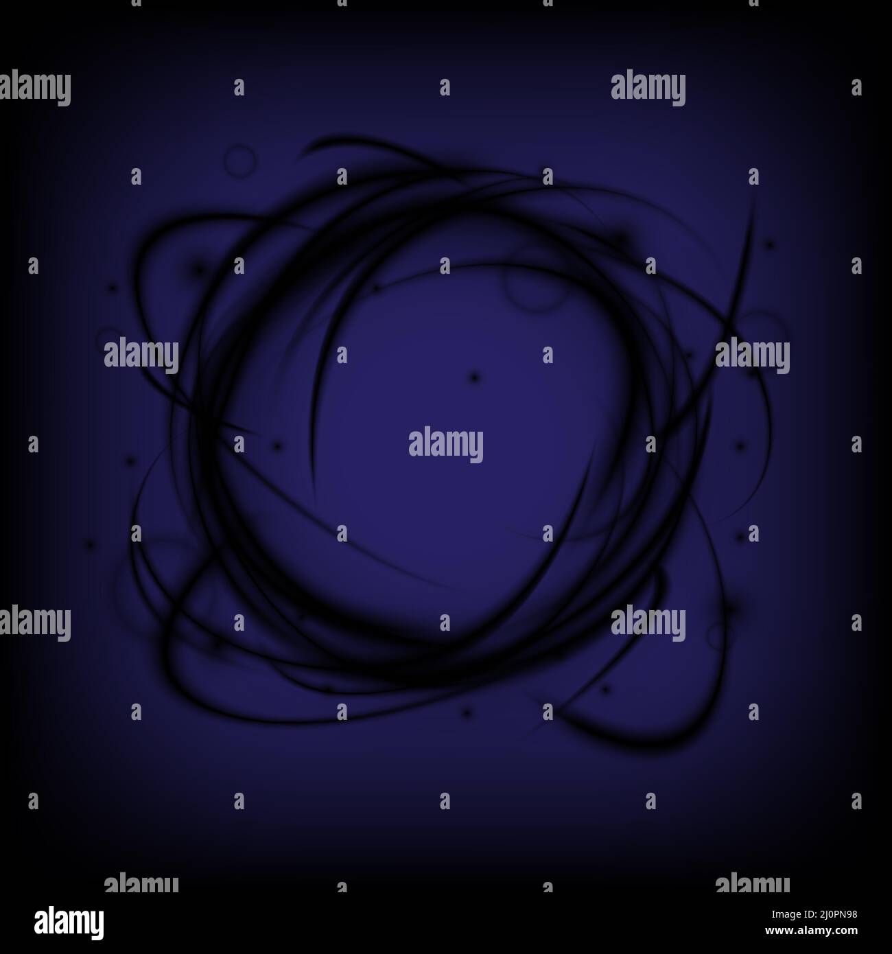 Technology darkness swirl black effect. Magic abstract frame ring. The ...