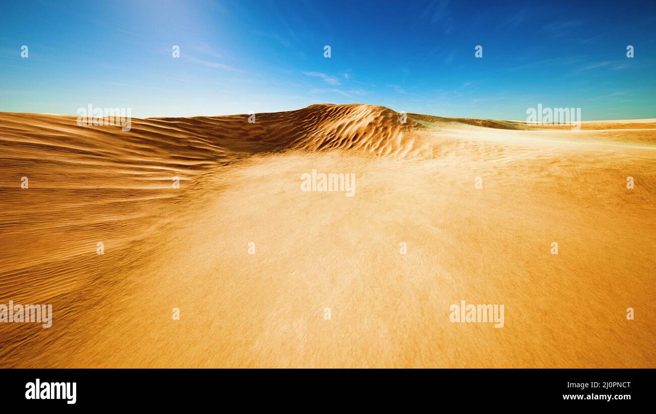 Sand dunes at sunset in the Sahara Desert in Libya Stock Photo - Alamy