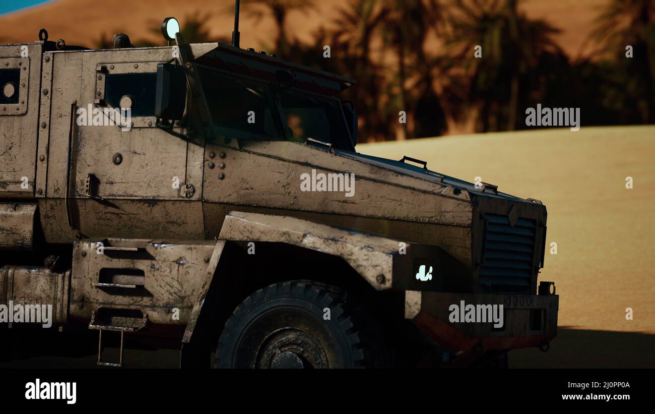 Armoured car in desert hi-res stock photography and images - Alamy