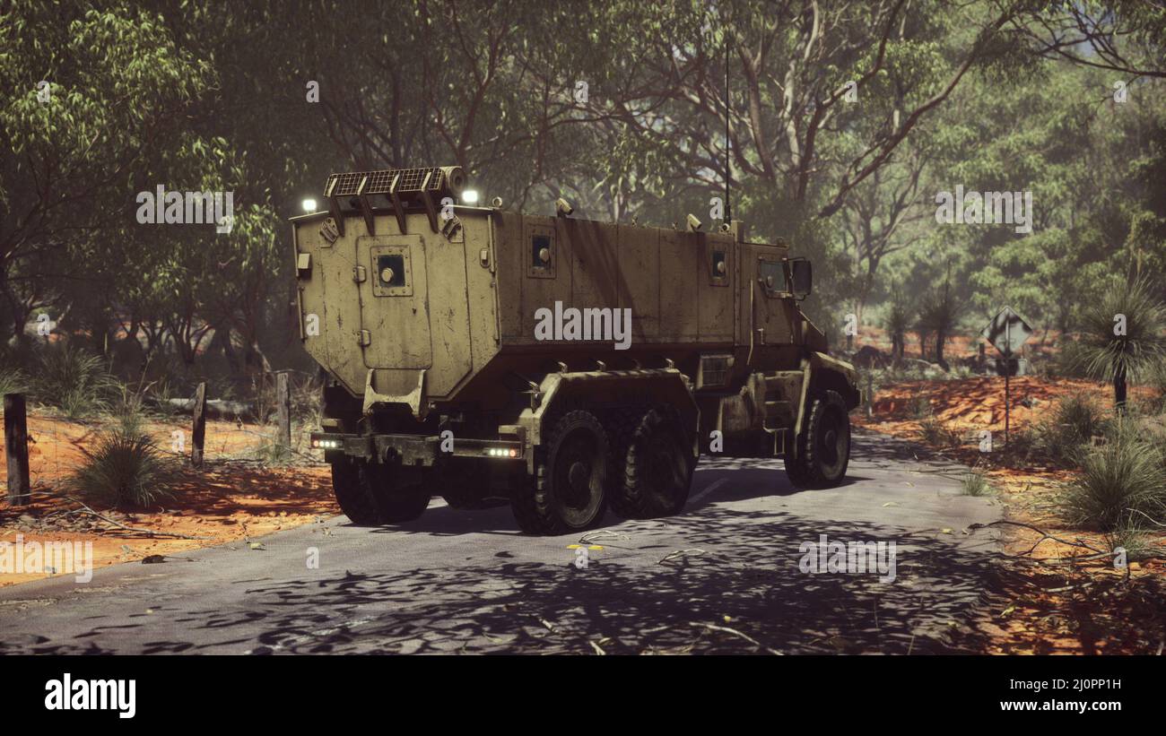 Us army convoy trucks hi-res stock photography and images - Alamy