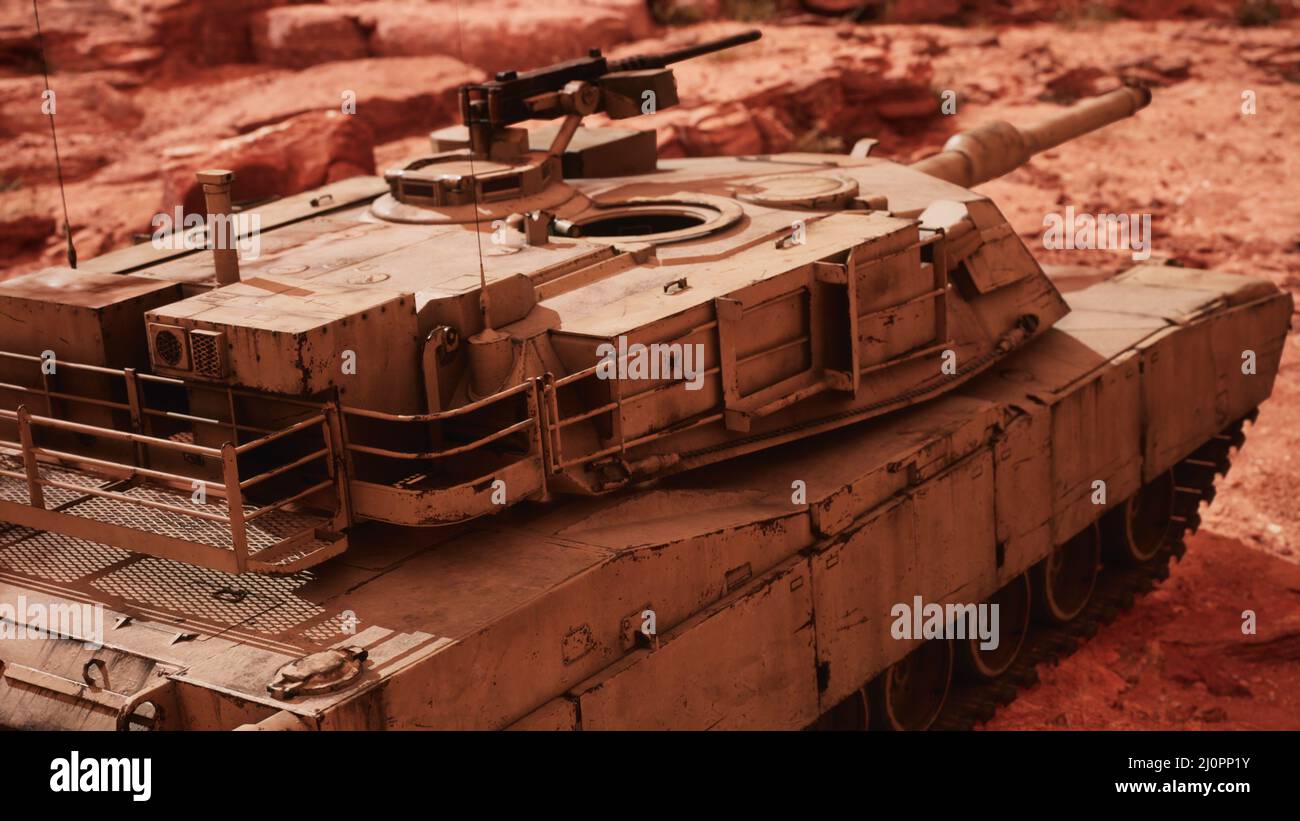 American tank Abrams in afghanistan Stock Photo - Alamy