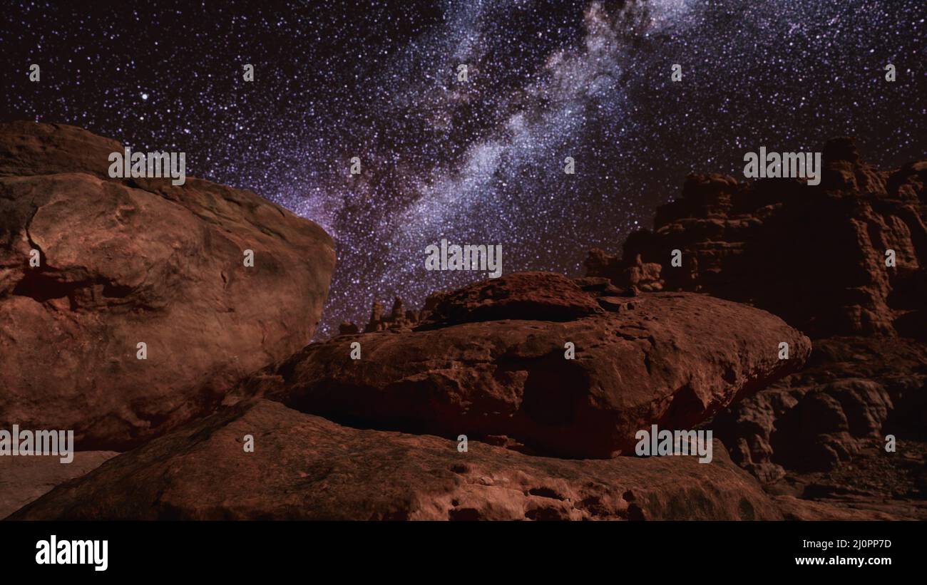 Milky Way over Bryce Canyon National Park of Utah Stock Photo - Alamy