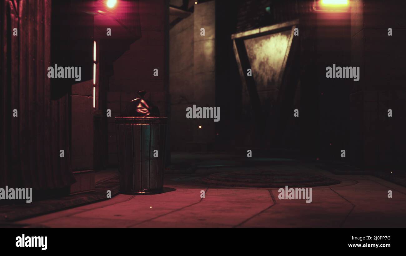 Old street of asian town Stock Photo - Alamy