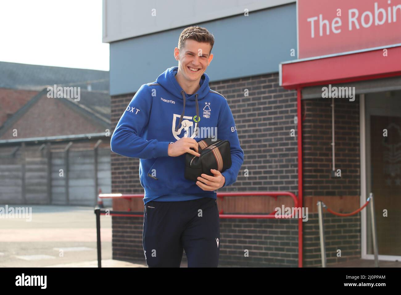 Ryan Yates #22 of Nottingham Forest arrives at The City Ground Stock ...