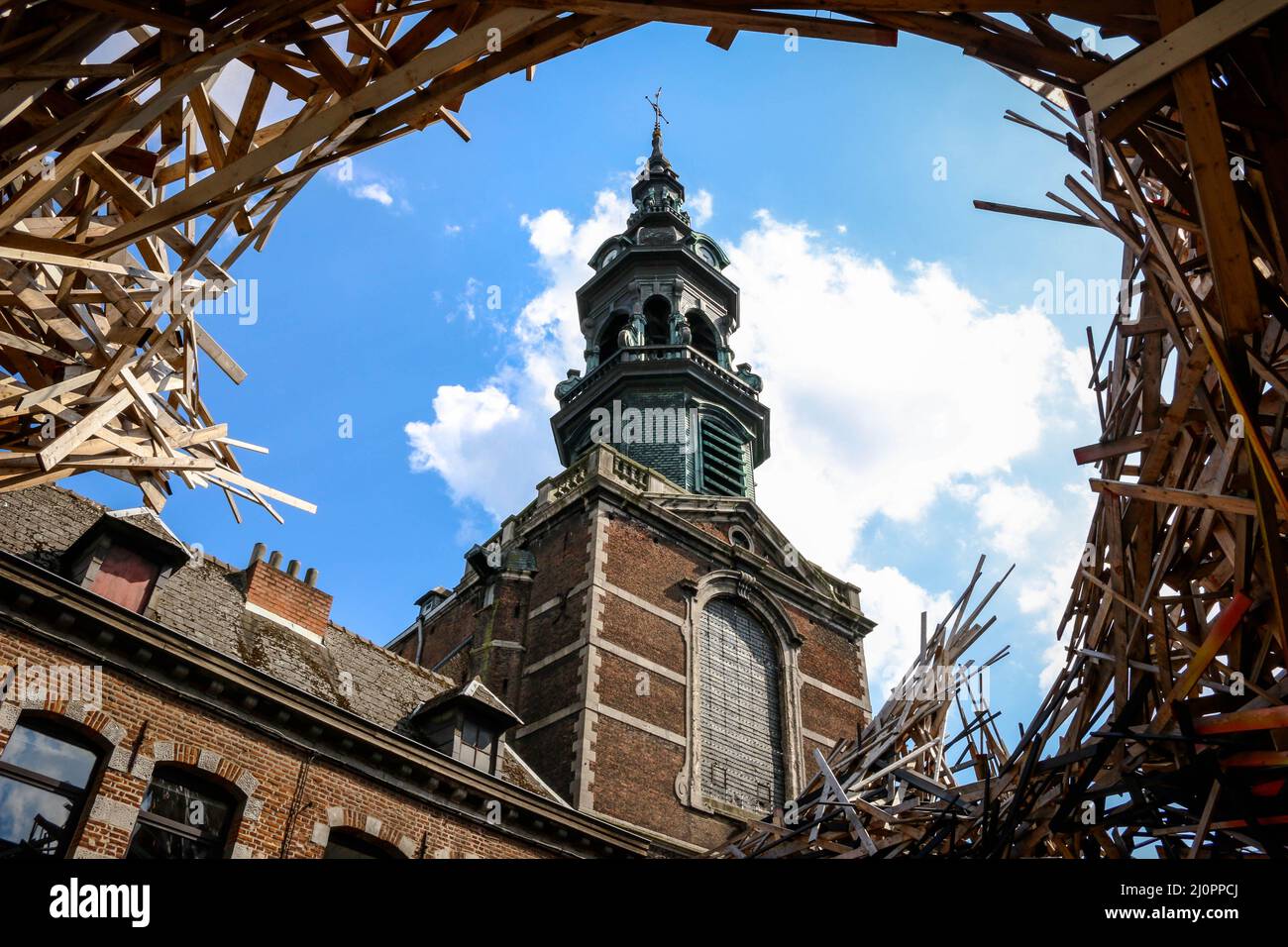 The City Hall of the city of Mons, Belgium Stock Photo - Alamy