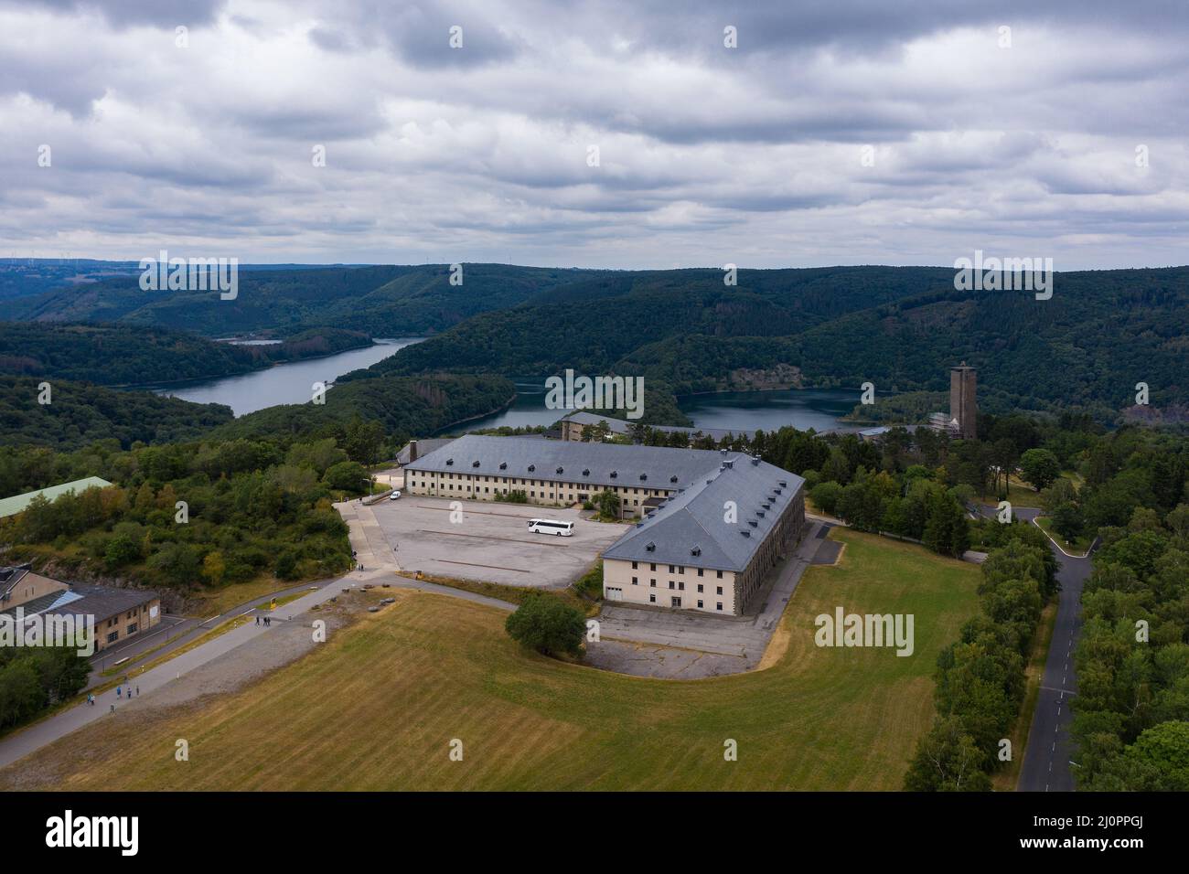 Aerial view of NS-Ordensburg Vogelsang Stock Photo - Alamy