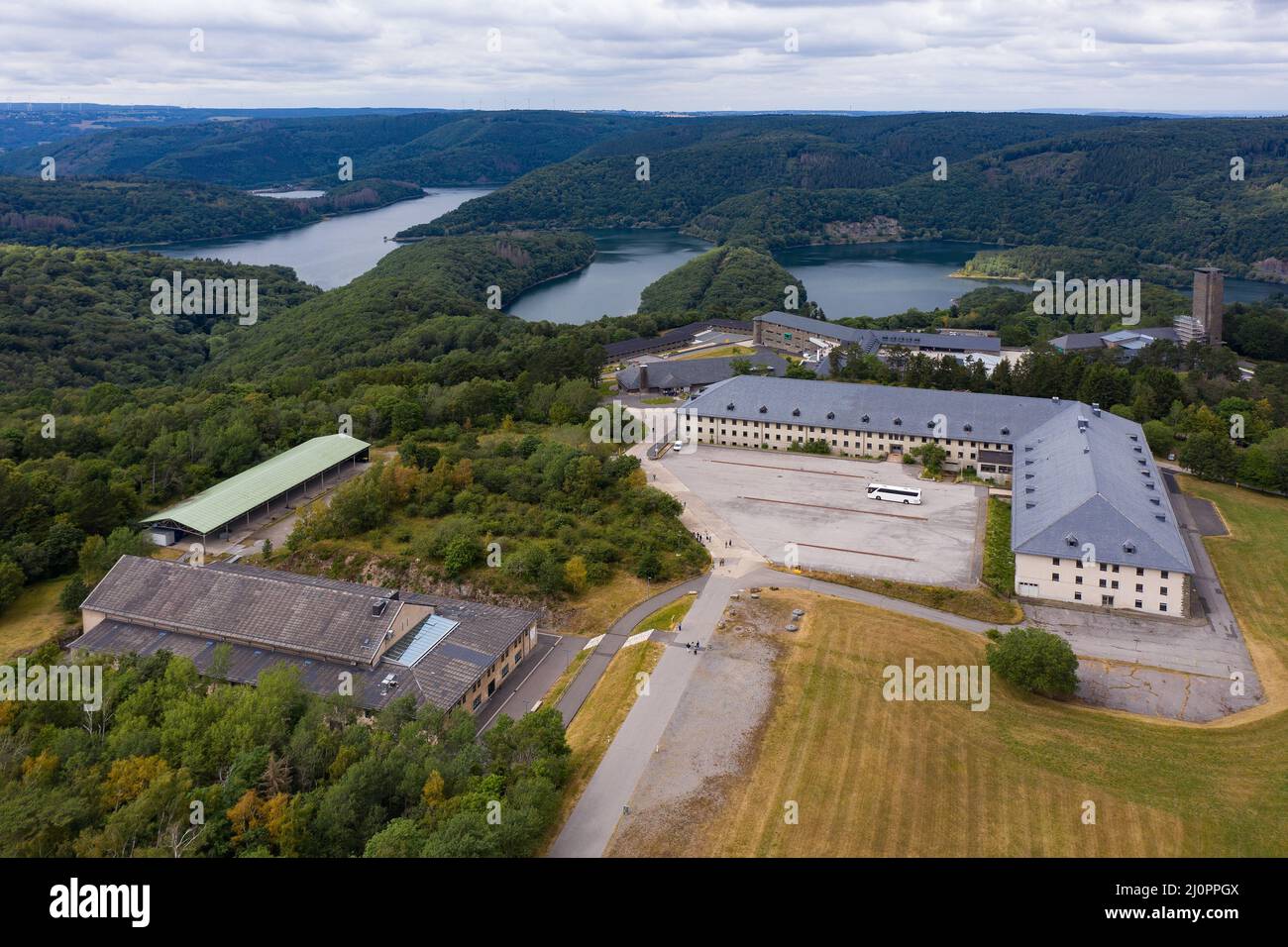 Aerial view of NS-Ordensburg Vogelsang Stock Photo - Alamy